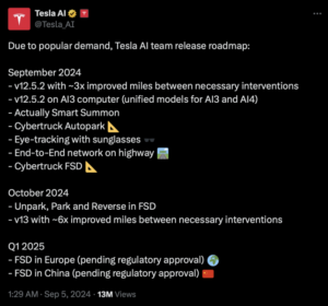 Tesla AI повідомила про оновлення - Автопоради - твій гід у світі авто